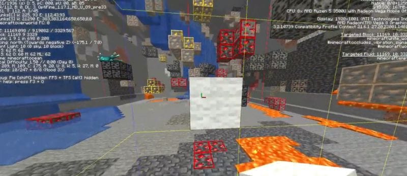 Minecraft Redditor discovers a method to find redstone based on the location of diamonds