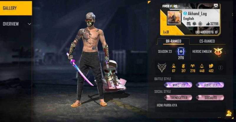 What’s the Free Fire ID of Alpha FF? Stats, monthly income, and channel ...