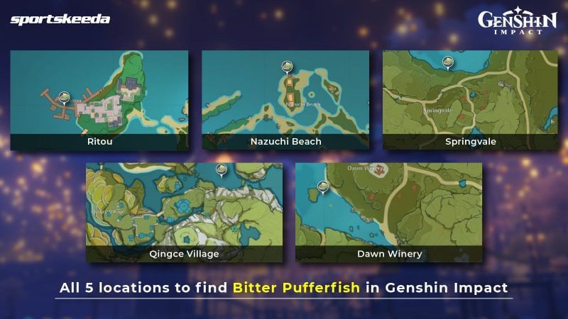 How to get The Catch & Ako's Sake vessel in Genshin Impact: Fishing ...