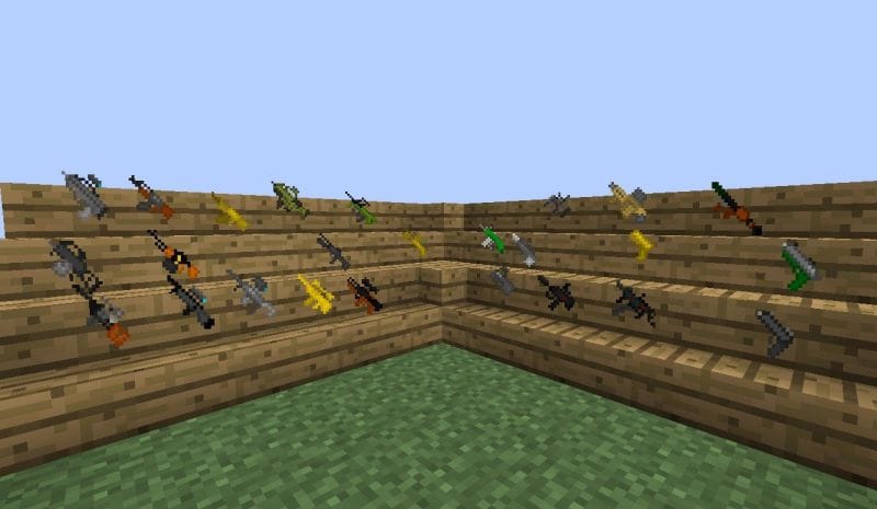5 best Minecraft mods for custom weapons