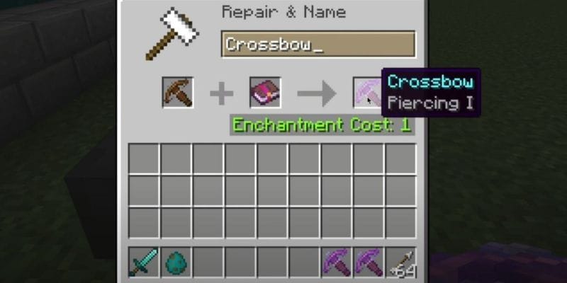 How does the Piercing enchantment work in Minecraft?
