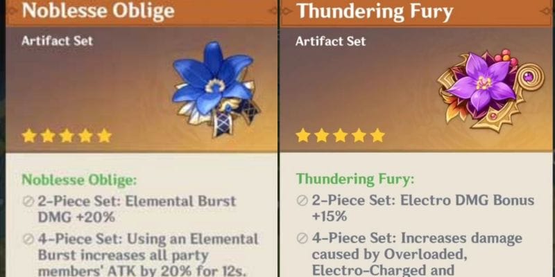 Best artifacts for Raiden Shogun (Baal) in Genshin Impact