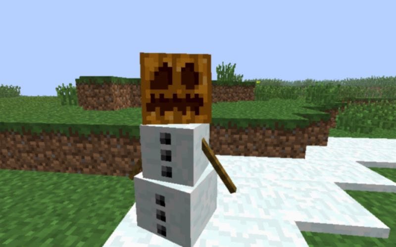 How to use snow golems in Minecraft