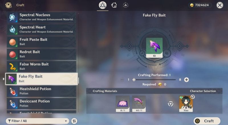 Genshin Impact fishing guide for Rusty Koi: Fishing spot, bait, rod ...