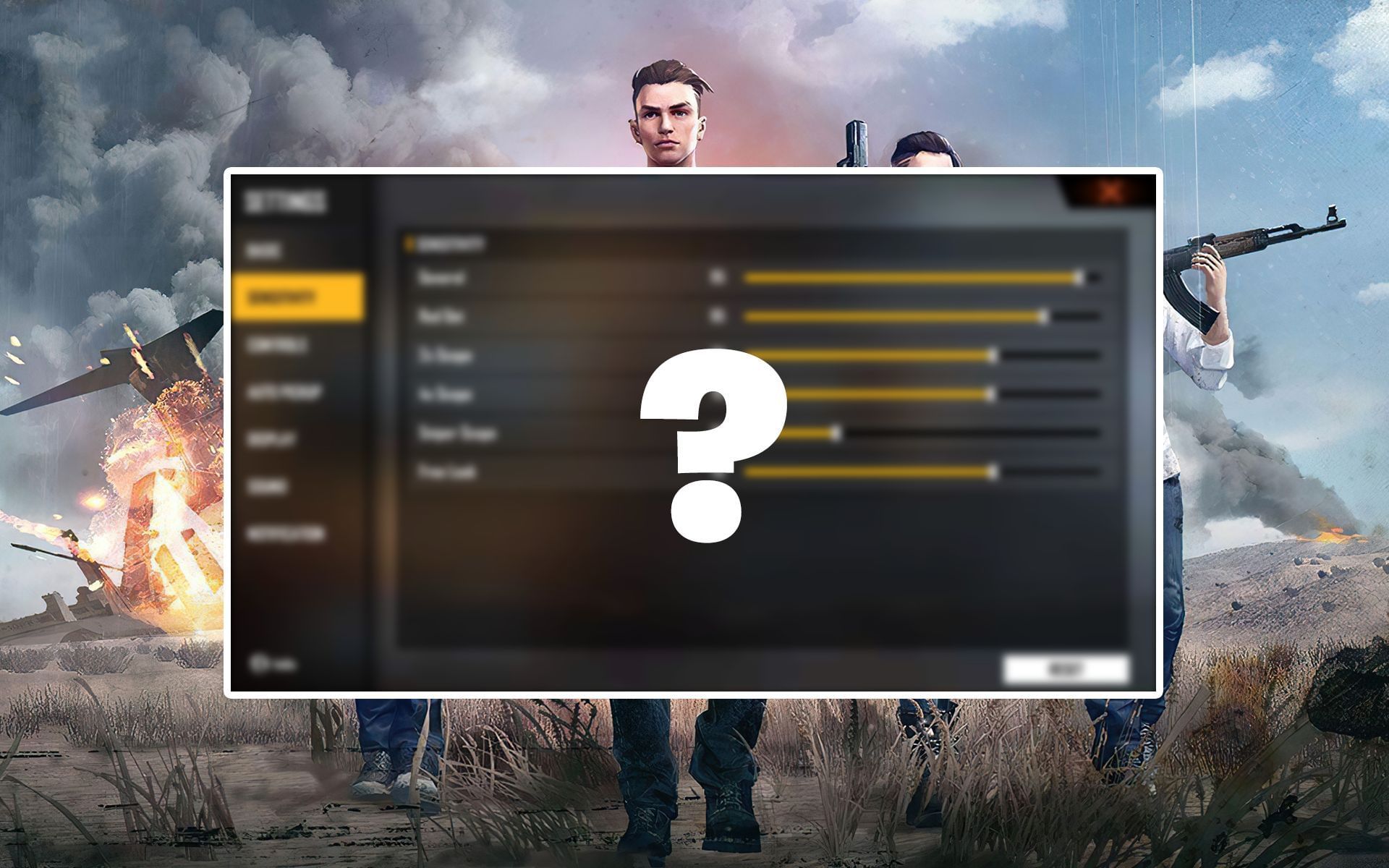 Best Free Fire sensitivity settings for one-tap headshots on Android devices