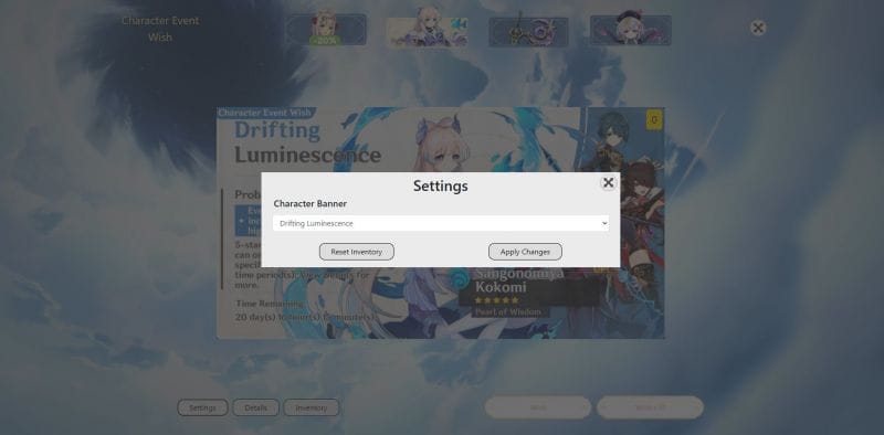How to use Genshin Impact Wish Simulator for character and weapon banners (October 2021)