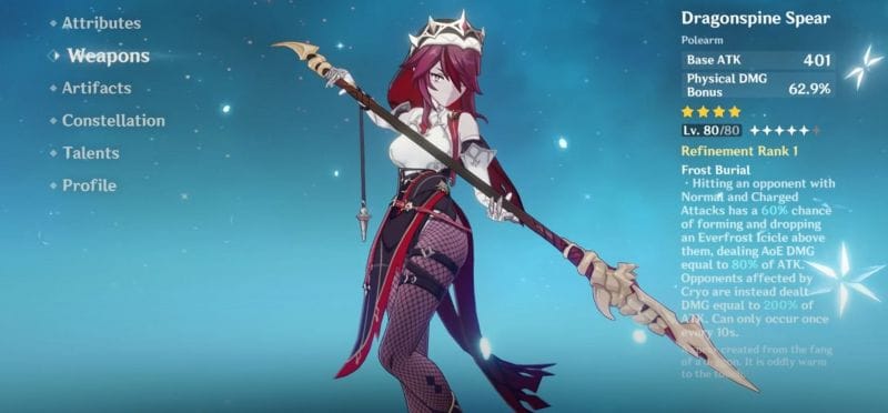 Genshin Impact Rosaria build guide: Best artifacts and weapons explained