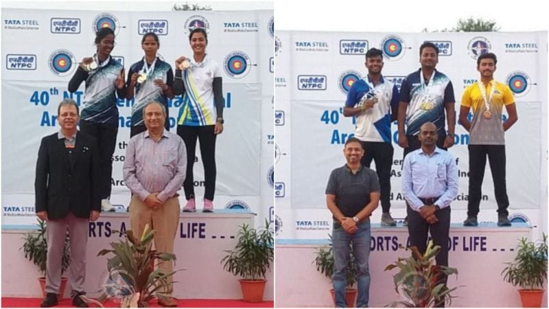 40th NTPC National archery championships: Parth Salunkhe, Dipti Kumari ...