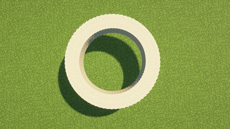 How To Make A Perfect Circle In Minecraft Without Commands