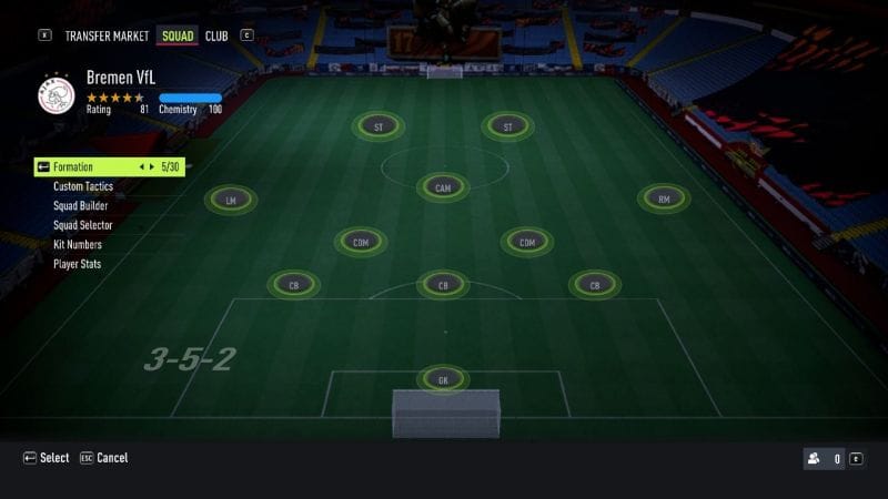 Top 5 FIFA 22 Career Mode formations