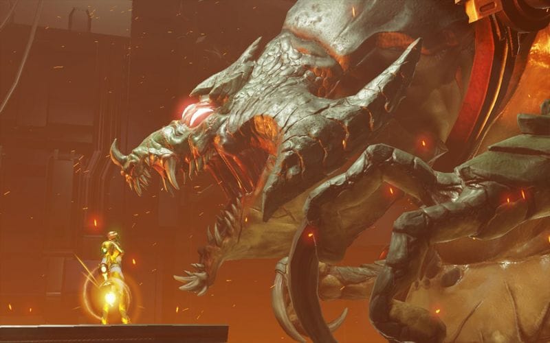 How to bear the boss Kraid in Metroid Dread