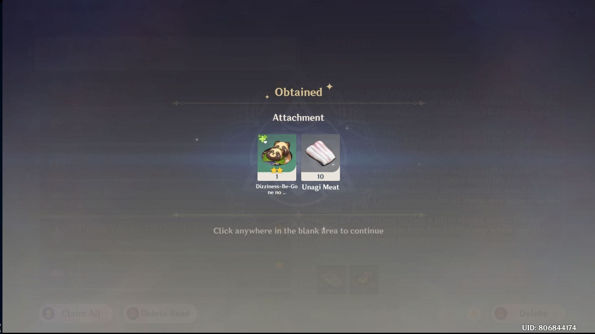 Sayu's birthday in Genshin Impact: Date, rewards, and mail details