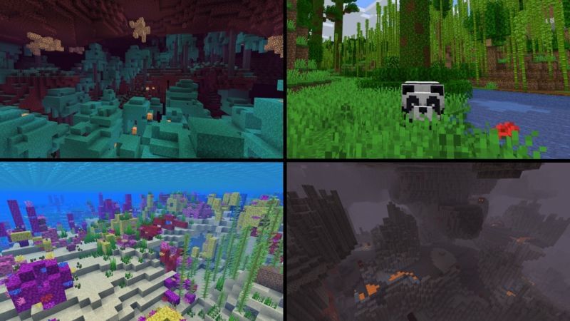 How to locate biomes in Minecraft: Bedrock Edition