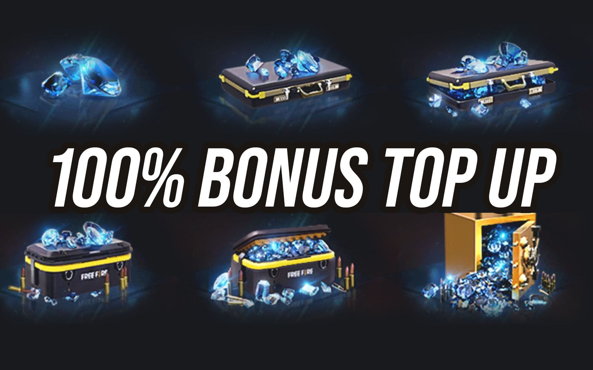 How to use 100% bonus top-up offer in Free Fire this week