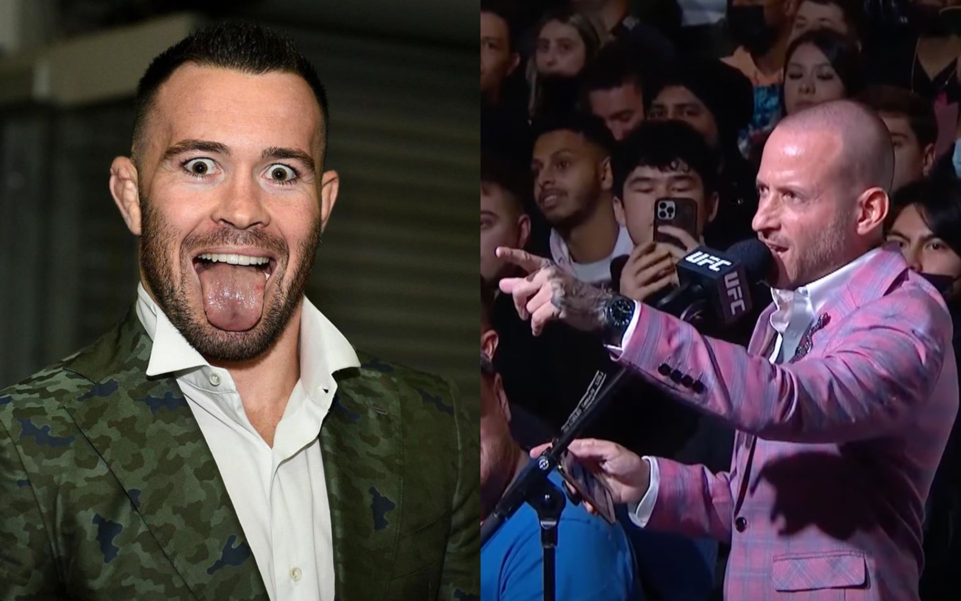 UFC News: Colby Covington roasts famous 'pink suit guy' at UFC 268 ...