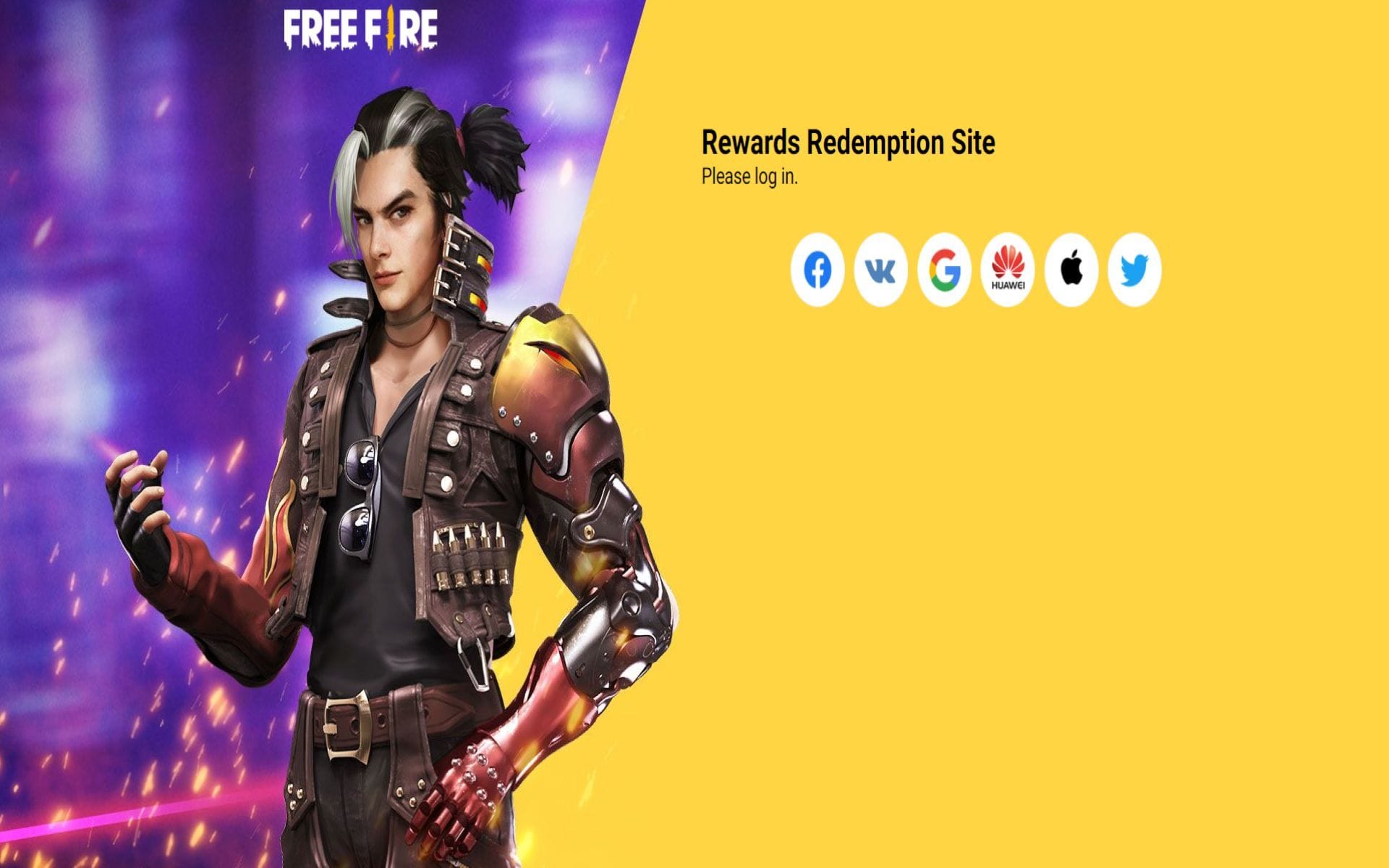 How to use Free Fire redeem code redemption site to get free rewards