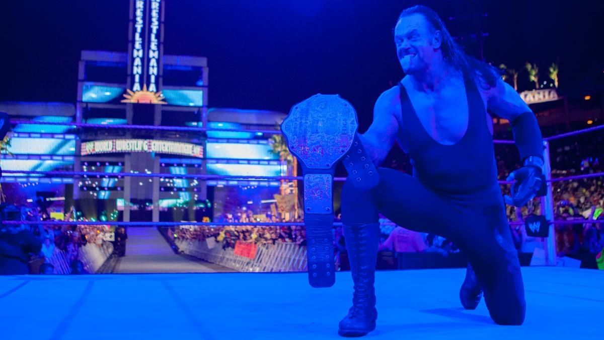 How many times has The Undertaker main evented WrestleMania?