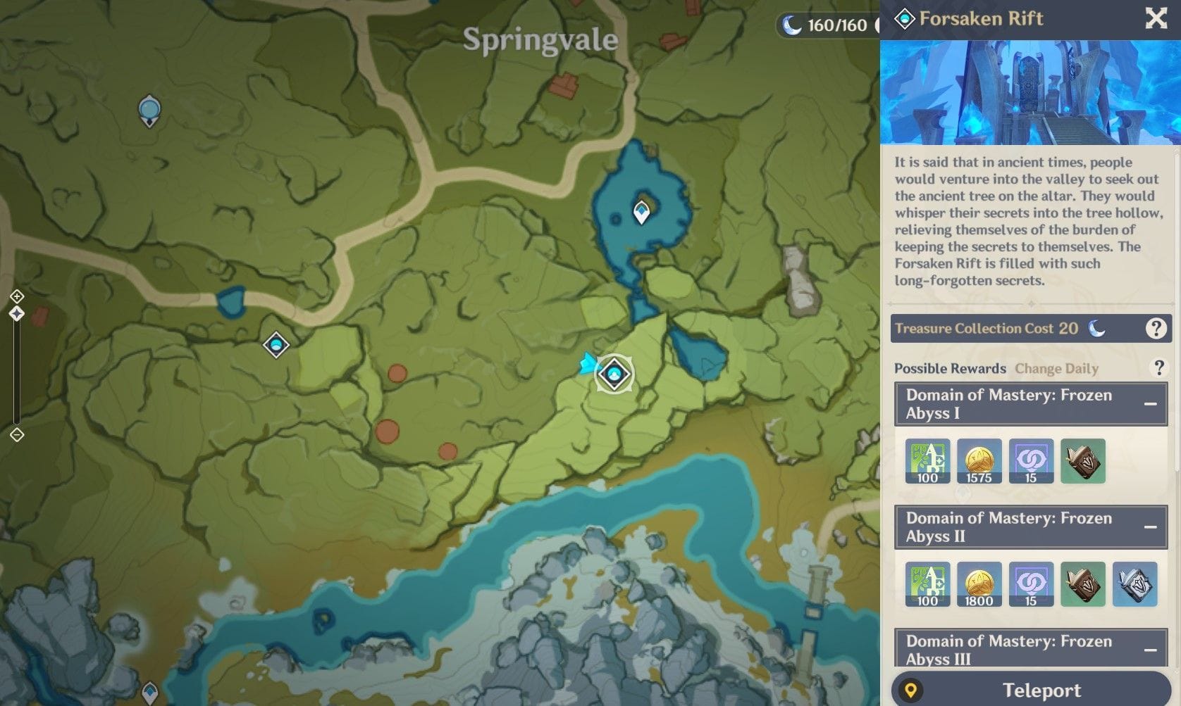 Ascension Materials for Eula in Genshin Impact