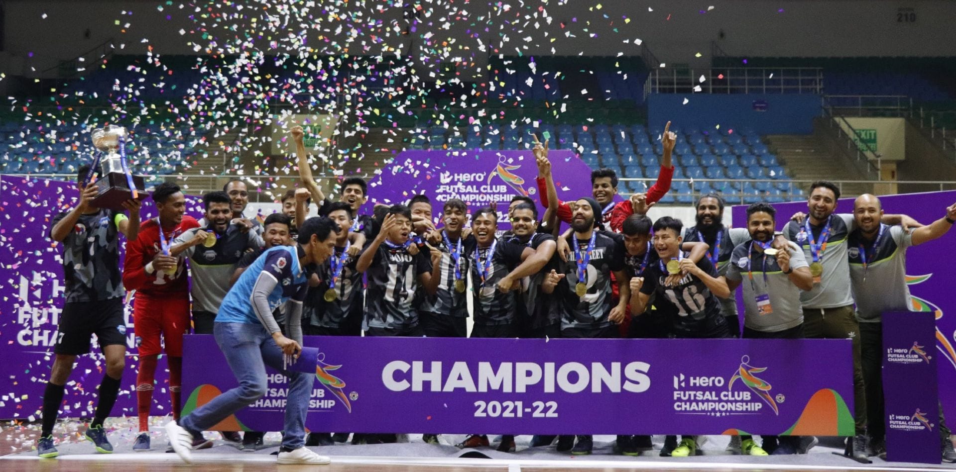 Delhi FC were crowned the inaugural champions of the Futsal Club ...