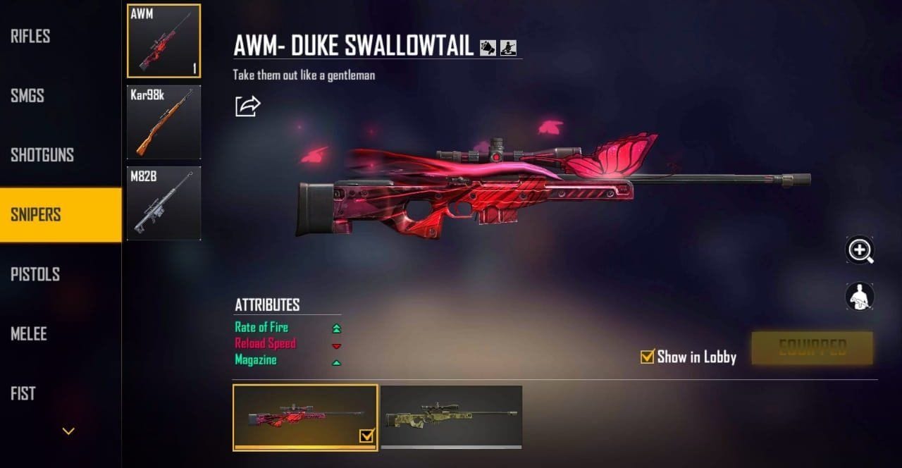 Top 3 coolest Free Fire gun skins to own in November 2021