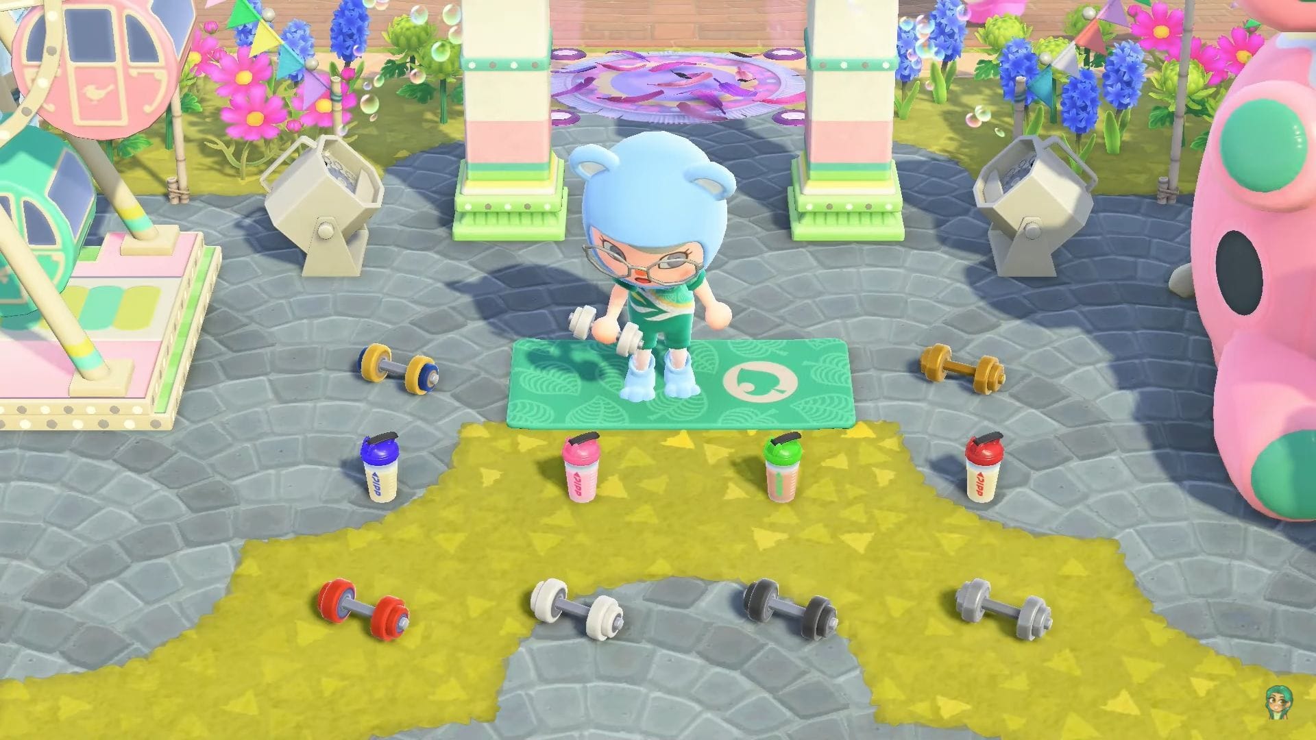 How to unlock exclusive group stretching exercises in Animal Crossing ...