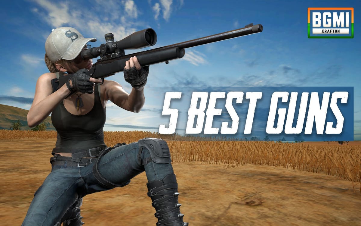 5 guns with highest damage in Battlegrounds Mobile India (BGMI)