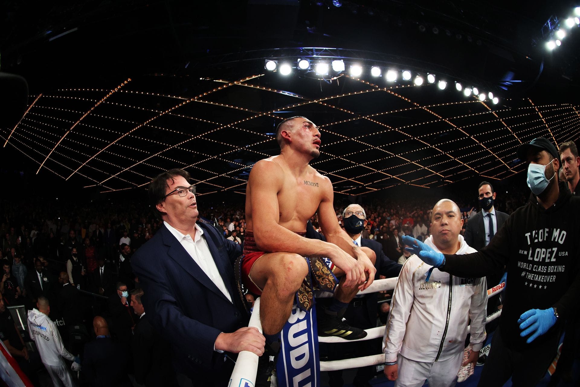Teofimo Lopez's career may be over, according to promoter Bob Arum