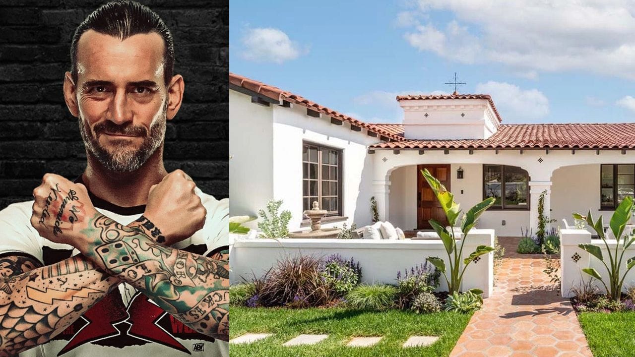 Where is AEW star CM Punk's house?