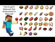 How To Get A Balanced Diet Advancement In Minecraft