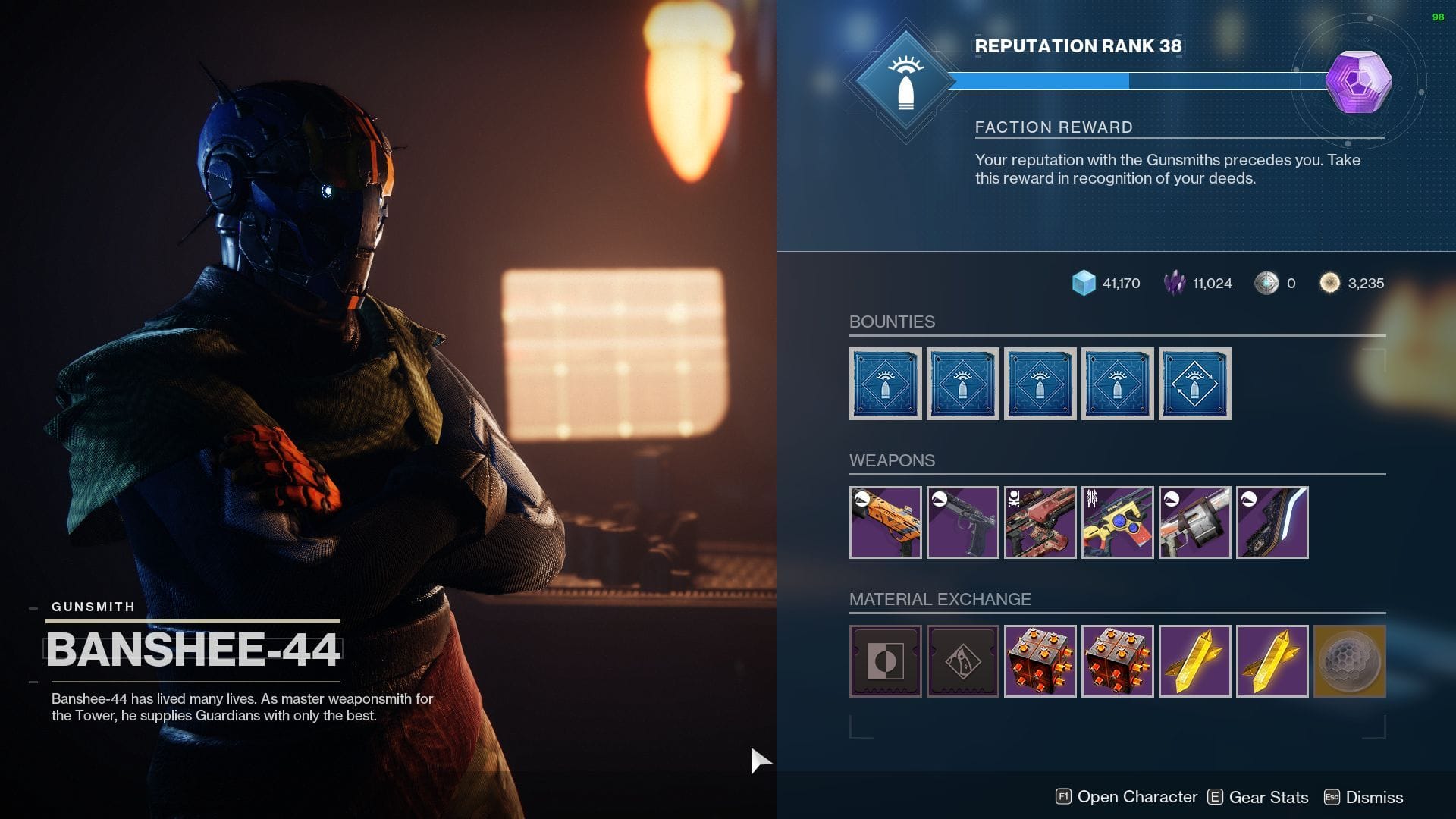 Players should get this PvE god roll Cartesian Coordinate from Banshee ...