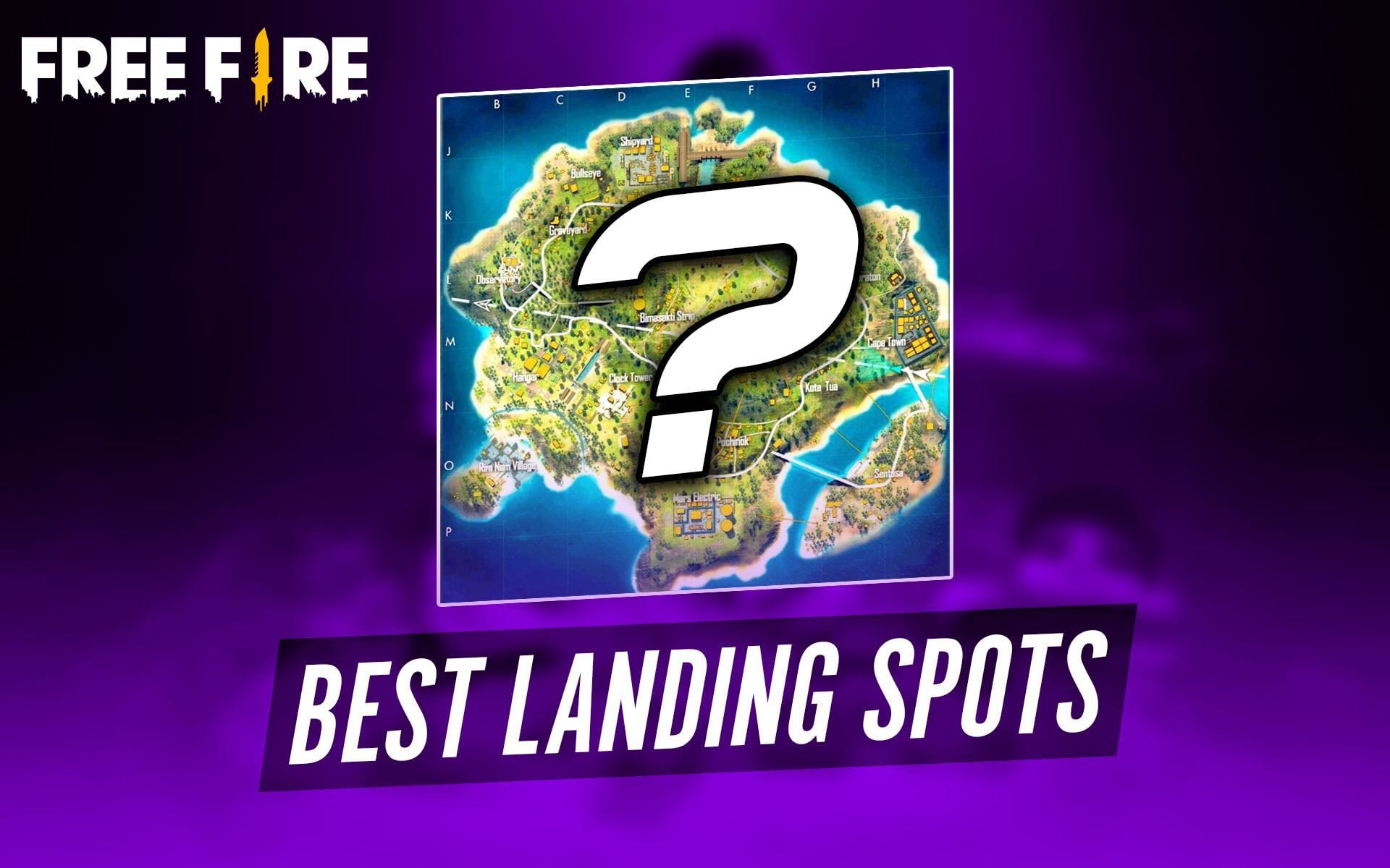 5 best landing spots on Garena Free Fire maps for high loot