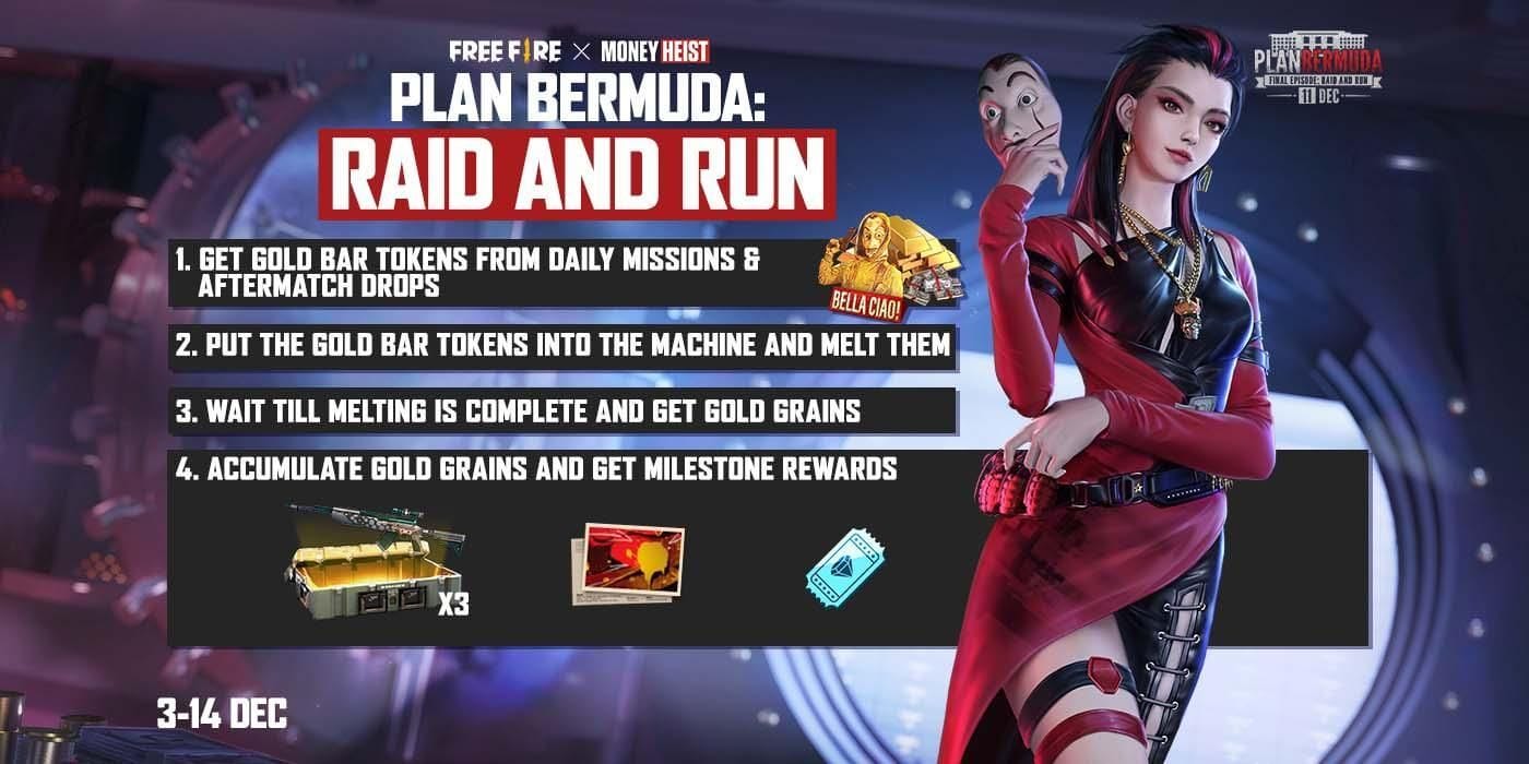 Free Fire x Money Heist: More missions and rewards await players on 11 ...