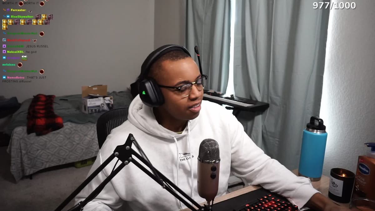 "Doubled our goal": Twitch streamer Russel raises over $10,000 to fund ...