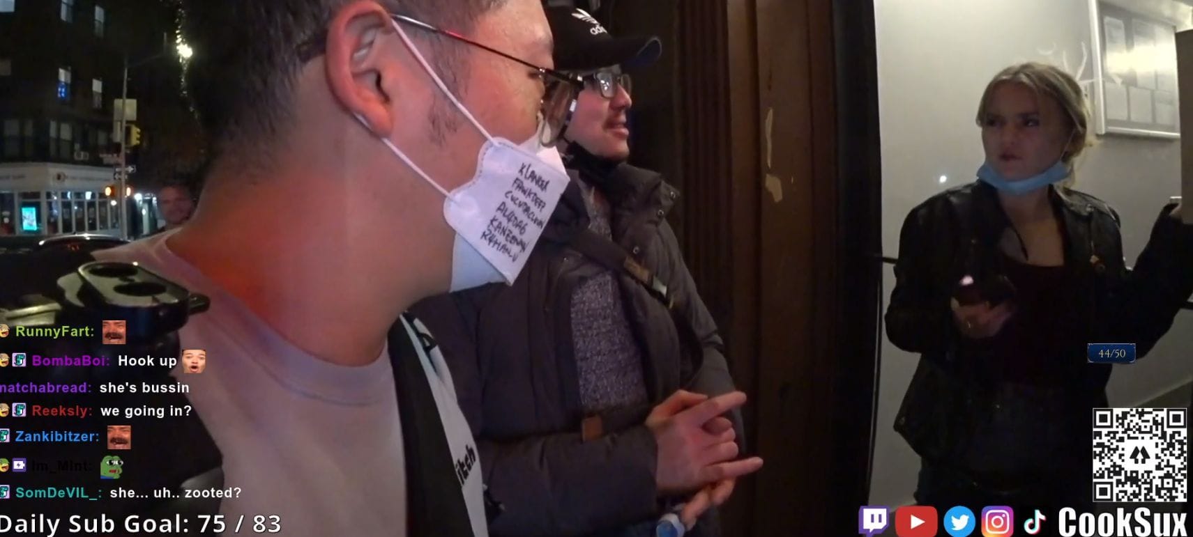 "This is your party?": Twitch streamer CookSux has an odd encounter ...