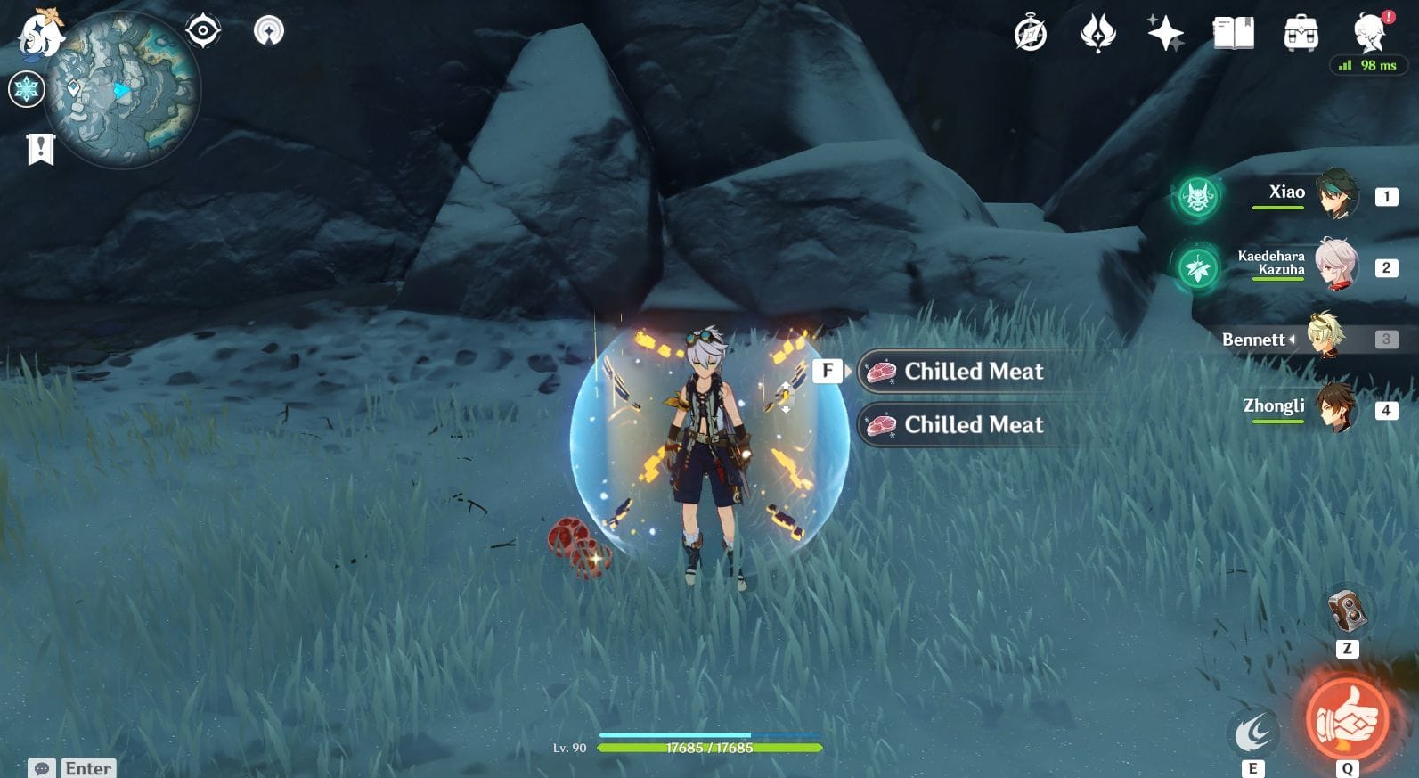 Chilled meat in Genshin Impact: How to get, use, and spawn location