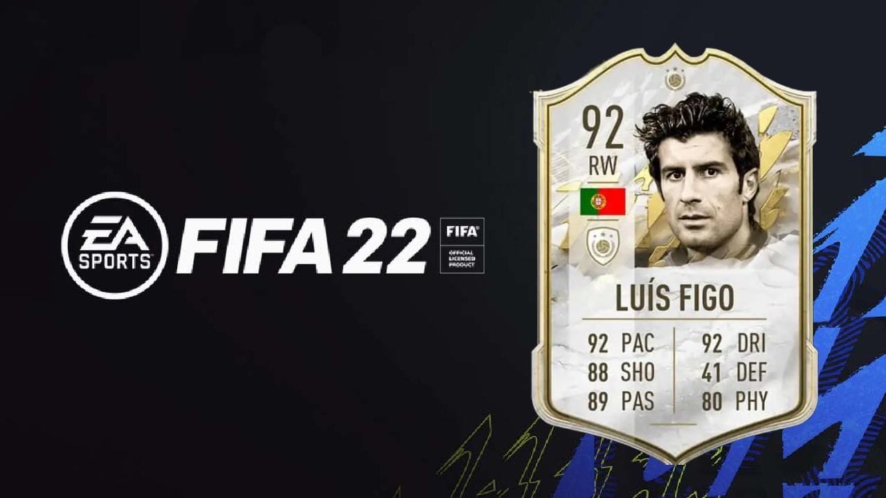 FIFA 22 Ultimate Team: Luis Figo Prime Icon card