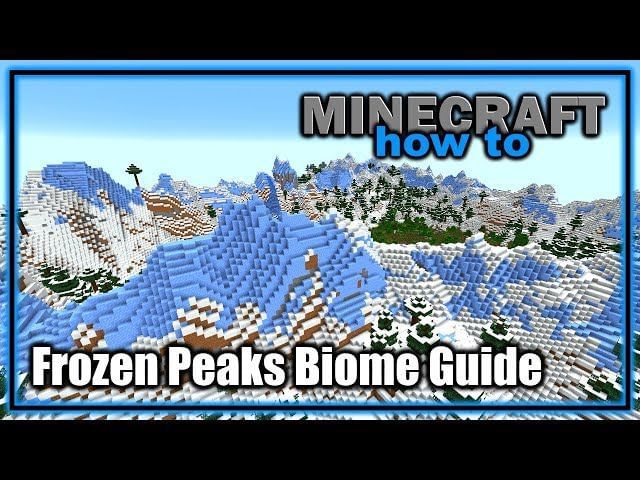 Frozen peaks in Minecraft 1.18 update: All you need to know