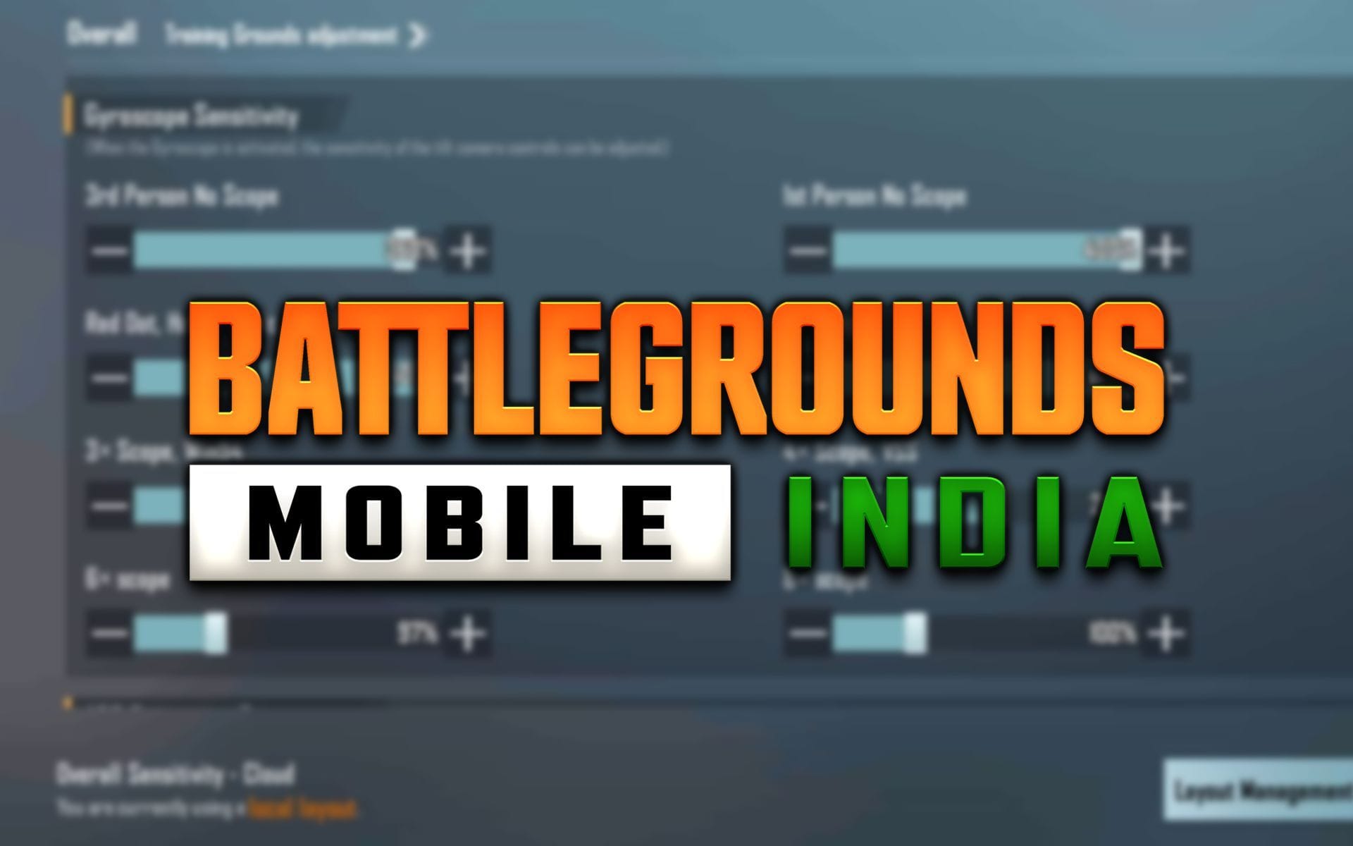 Best BGMI sensitivity settings for SMGs in 2022