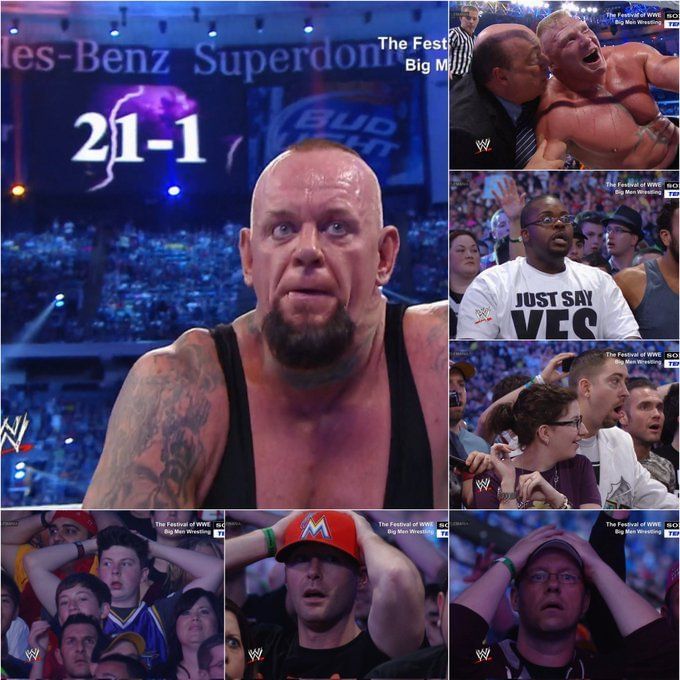 WWE News: Ringside reaction to The Undertaker's streak ending