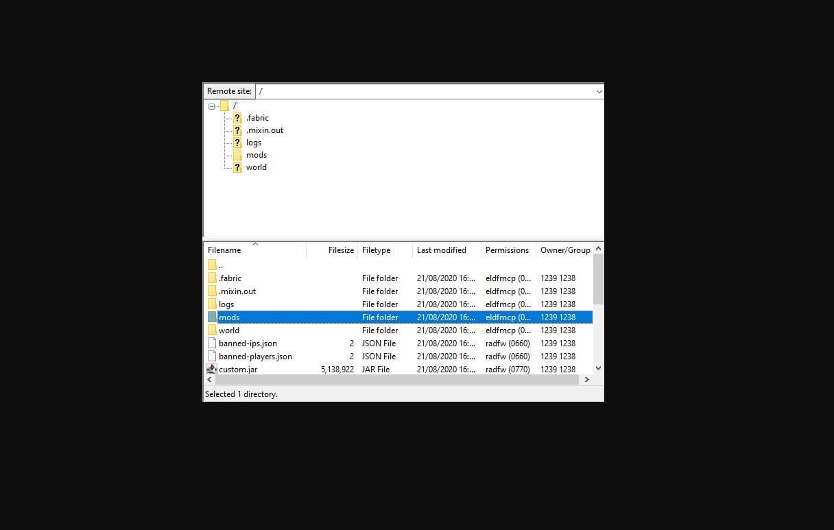 How to install mods to a Minecraft server
