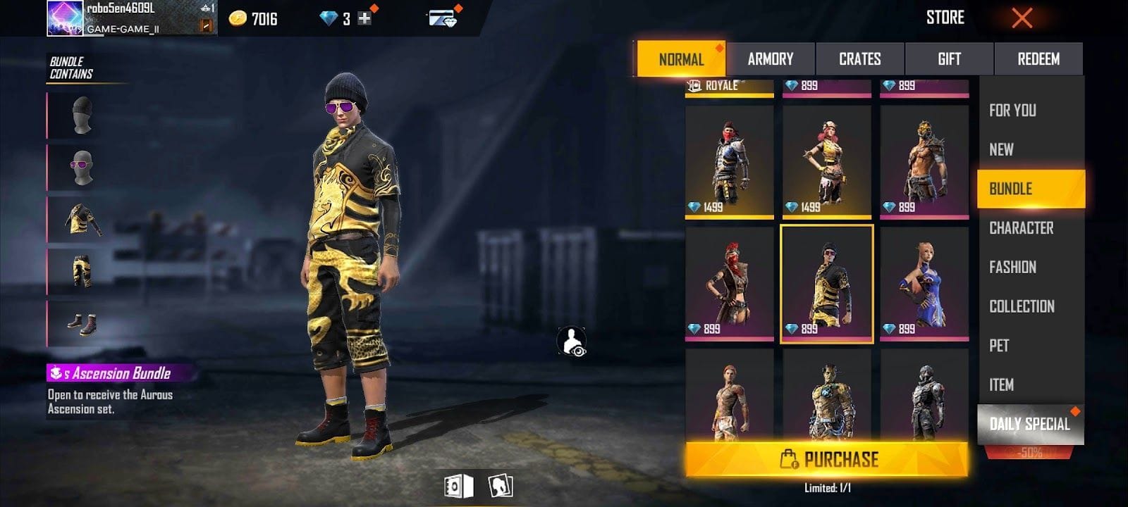 5 best Free Fire bundles to get from store in 2022
