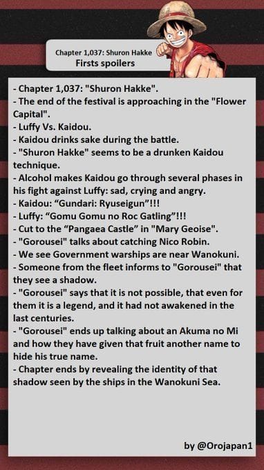 One Piece Chapter 1037: Fan-made spoilers suggest Marine presence in ...