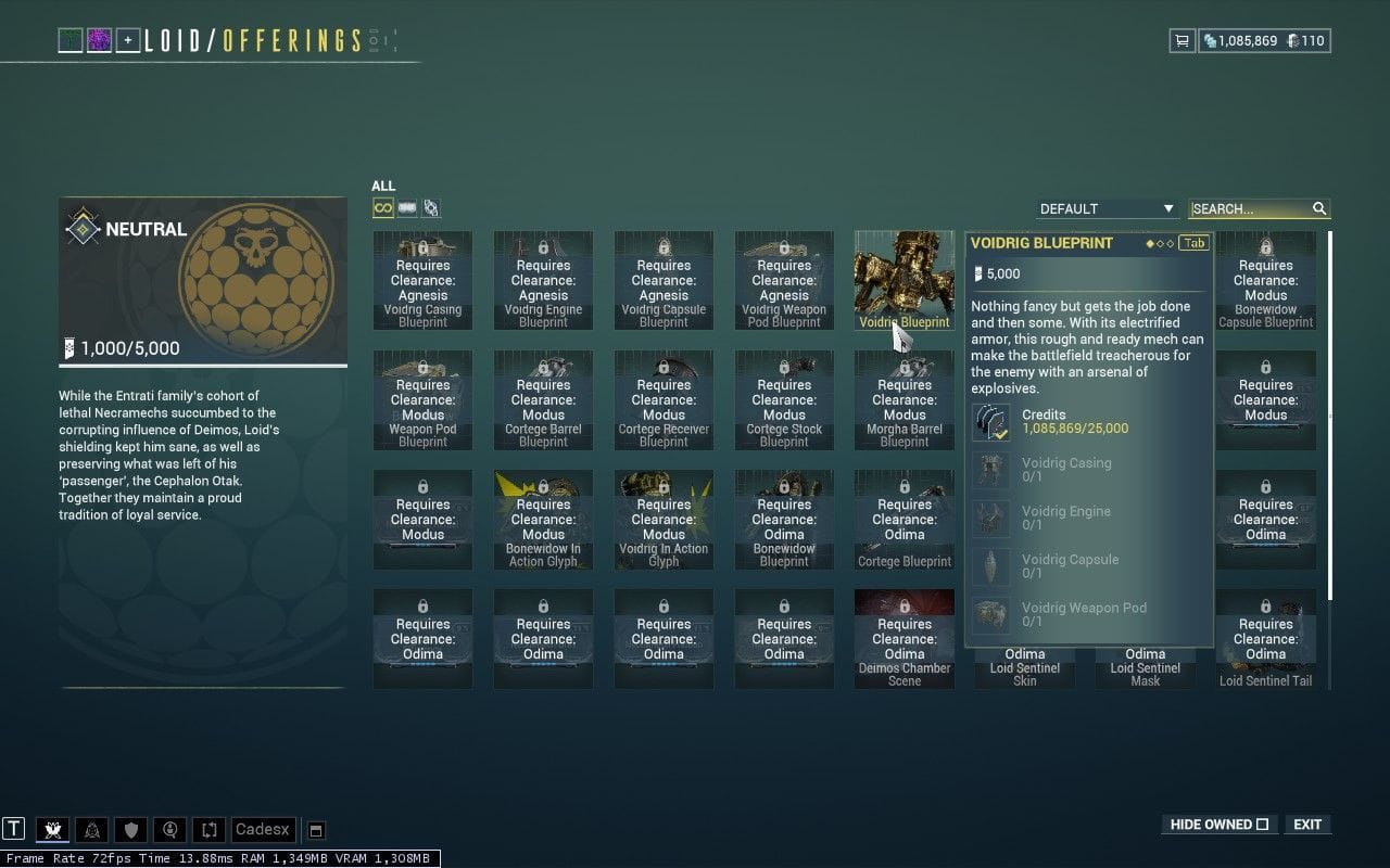 How to get a Necramech for New War in Warframe