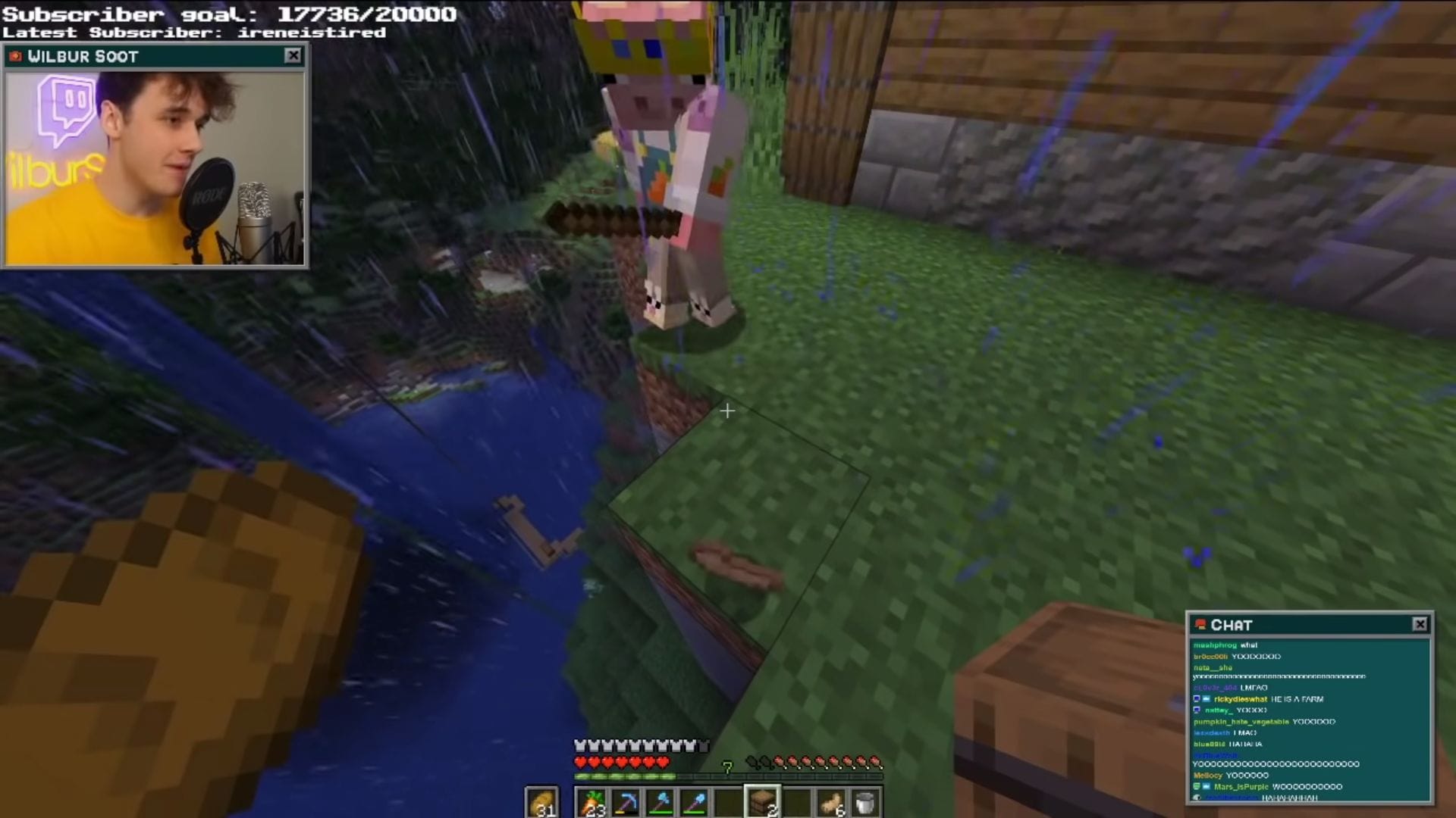 Minecraft streamer Wilbur Soot gets rabbit's foot from Technoblade