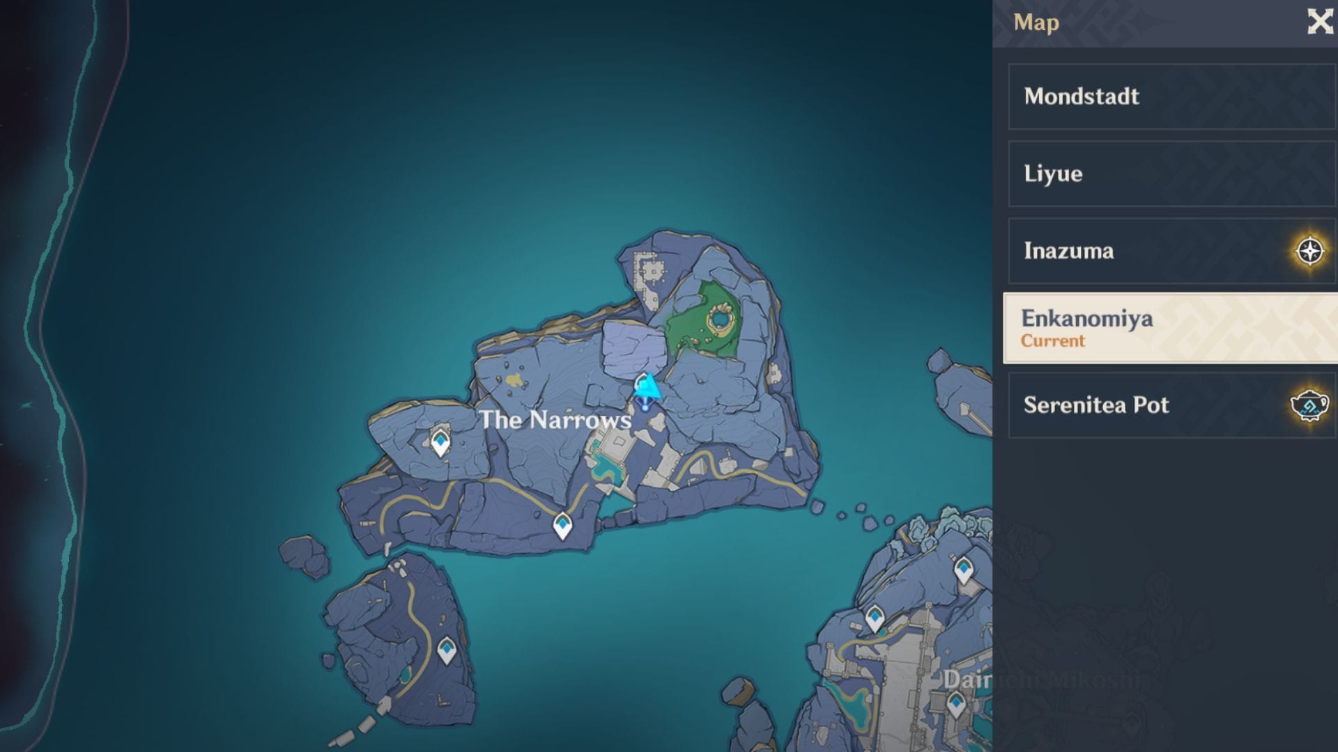 How to exit Enkanomiya in Genshin Impact: Guide to change map