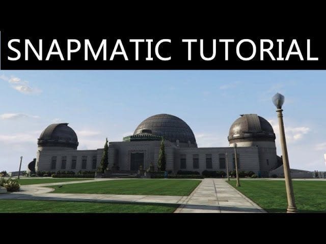 A GTA 5 guide on the Snapmatic function