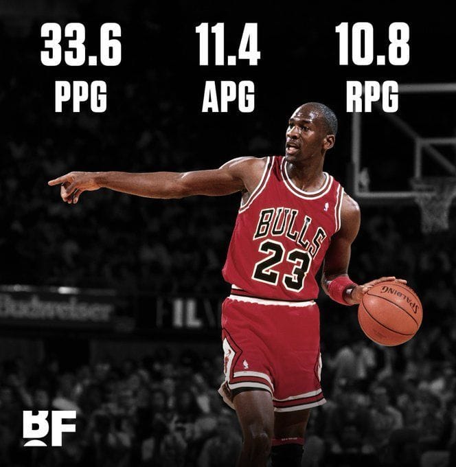 Michael Jordan experimented at point guard later that season