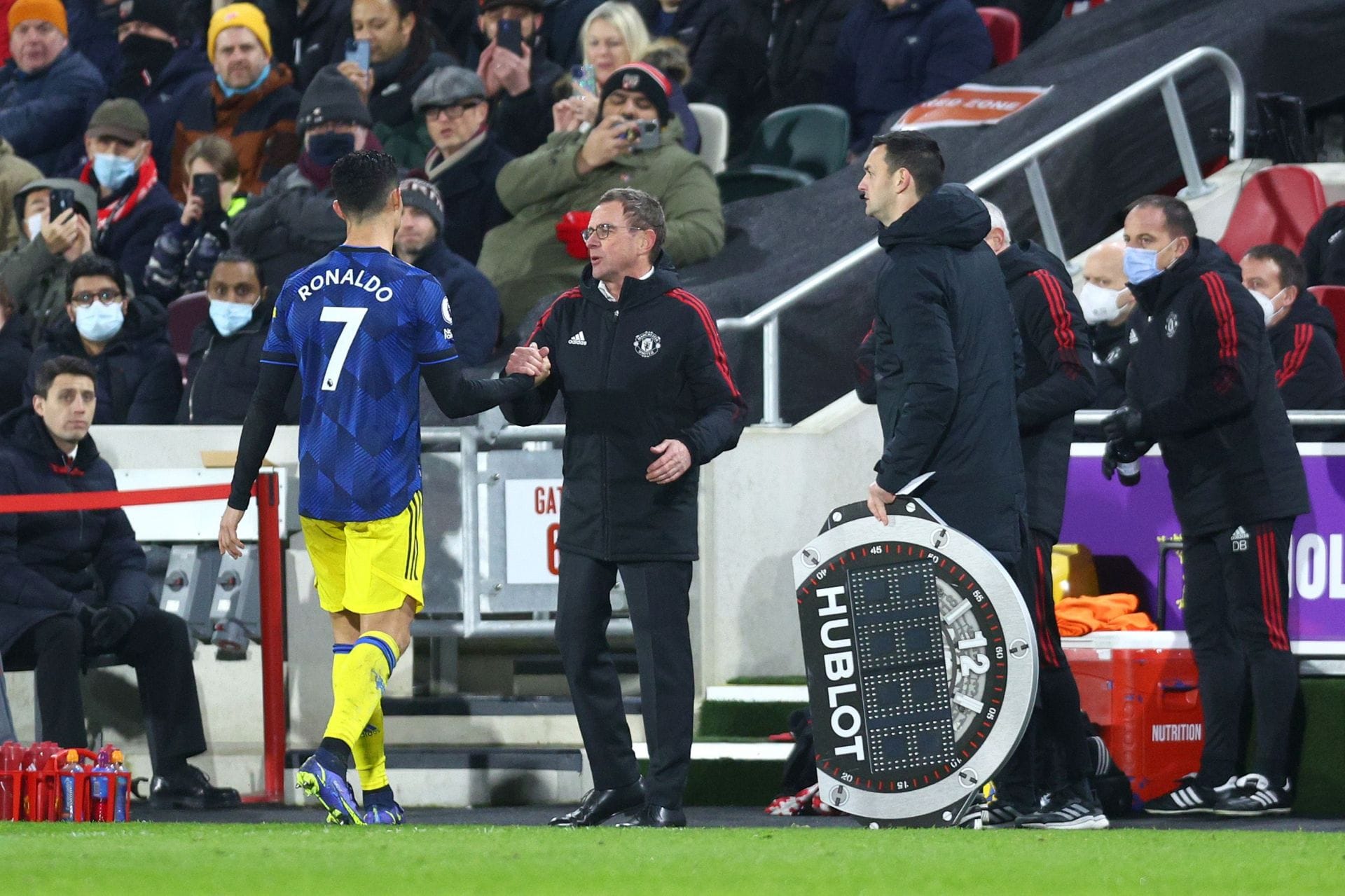 Twitter erupts as Cristiano Ronaldo reacts furiously to being subbed ...