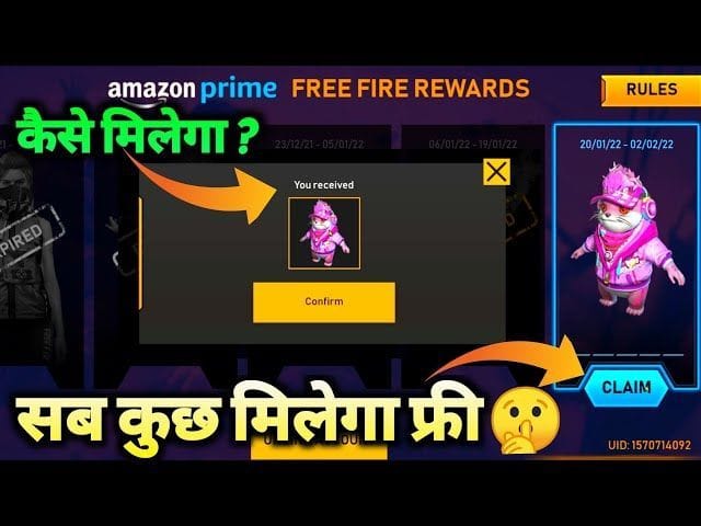Free Fire Amazon Prime rewards: How to get new Sakura Ottero pet skin ...