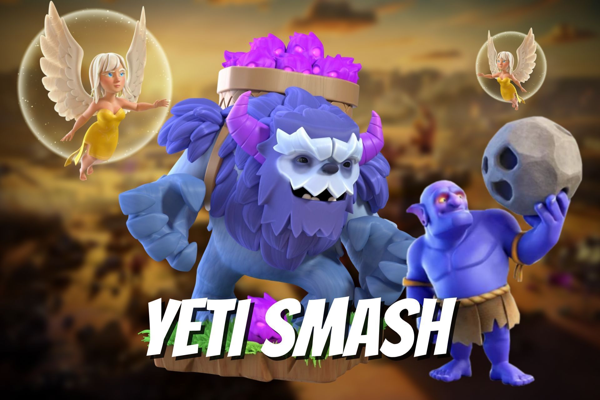 What is Yeti Smash attack strategy in Clash of Clans?